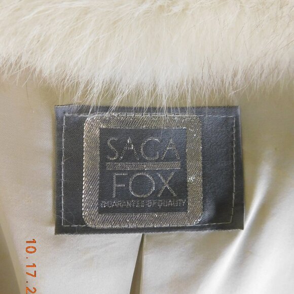 Saga Furs | Jackets & Coats | Warm And Cozy Saga Blue Fox Coat | Poshmark